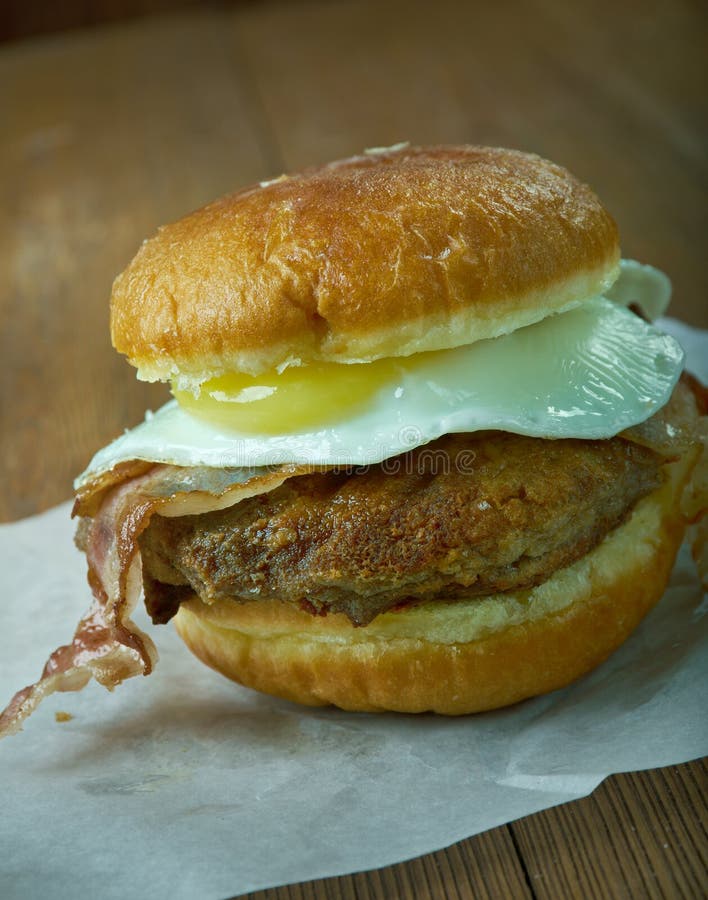 Luther Burger stock image. Image of glazed, dinner, food - 82984825