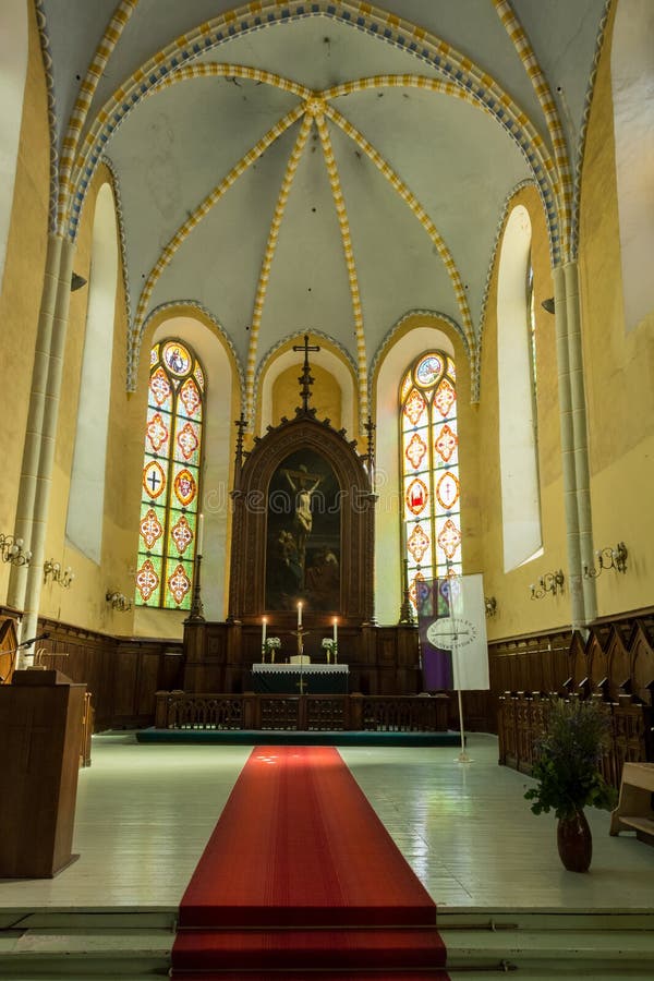 Lutheran Church altar stock image. Image of congregation - 52434493