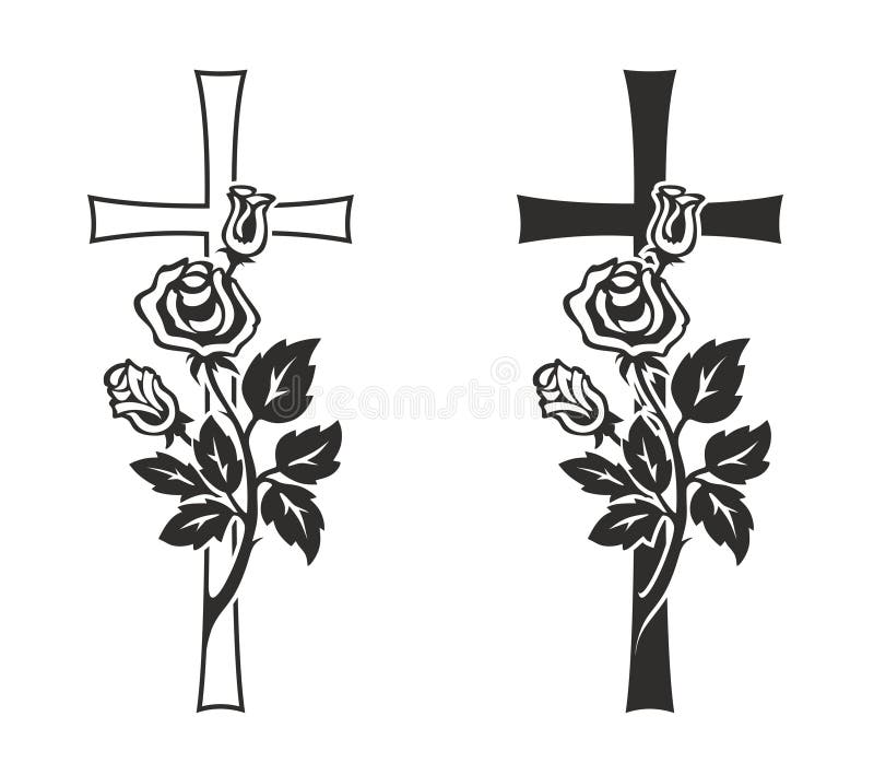 Luto stock de ilustración. Ilustración de modelo, obituario - 45901465