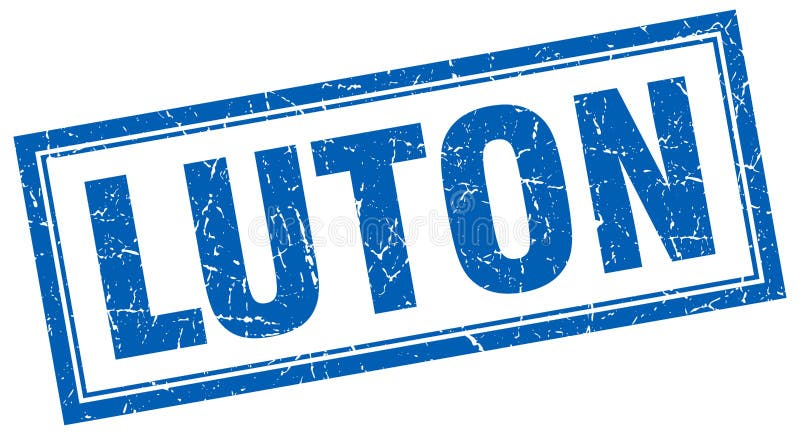 Luton Blue Square Stamp White Stock Illustrations – 11 Luton Blue ...