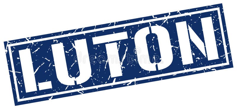 Luton stamp stock vector. Illustration of vintage, label - 120952820