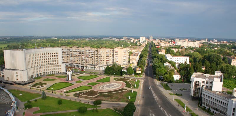 Lutsk, Ukraine - Aerial View Stock Image - Image of city, lutsk: 26320639