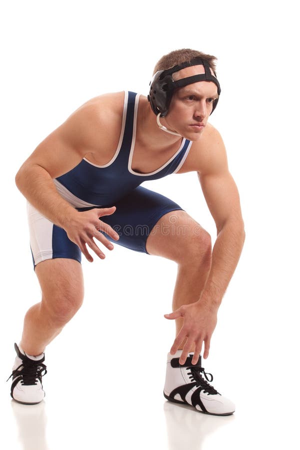 Lutteur photo stock. Image du caucasien, projectile, action - 17449666