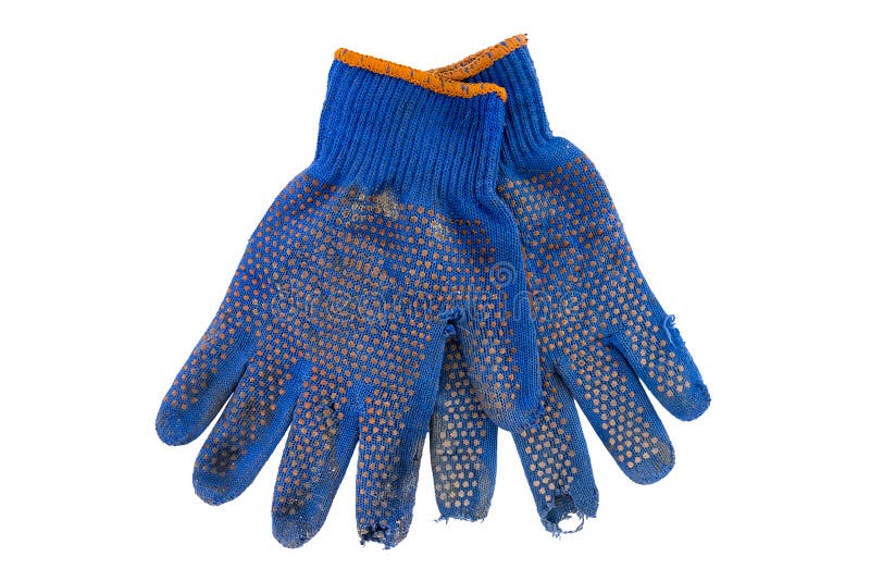Luva Rasgada Isolado Sobre O Fundo Branco Foto de Stock - Imagem de ...