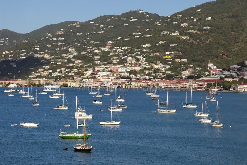 St. Thomas USVI stock afbeelding. Image of jachthaven - 31455421