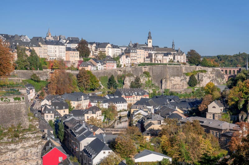Luxembourg City in Grand Duchy of Luxembourg Stock Image - Image of ...