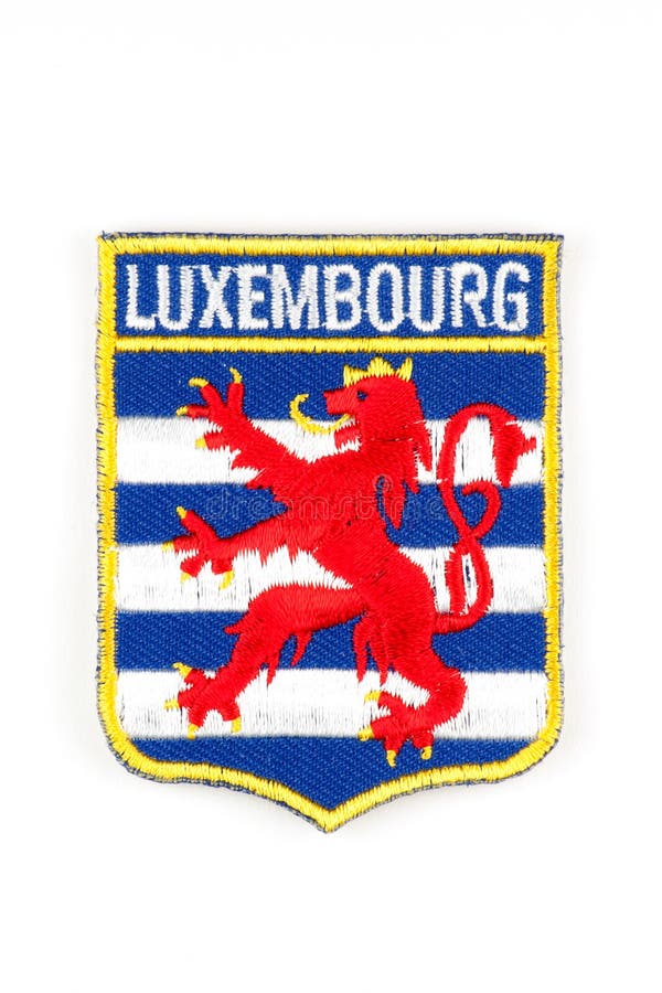 Luxembourg Coat of Arms Patch Stock Photo - Image of pride, luxembourg: 38496290