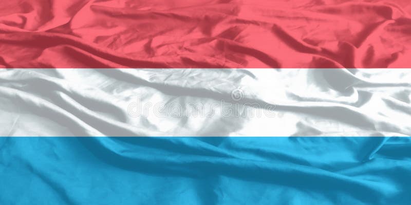 Luxembourg Flag Waving Close Up Stock Image - Image of banner, independence: 379249791