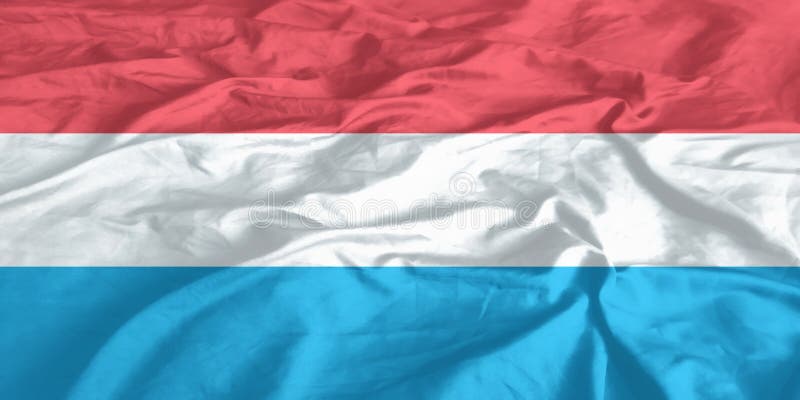 Luxembourg Flag Waving Close Up Stock Image - Image of flag, sign: 379250063
