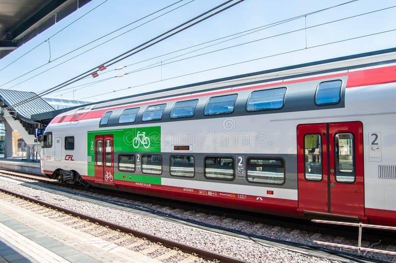LUXEMBOURG - 20 June 2022: Luxembourg Train Station in Luxembourg ...