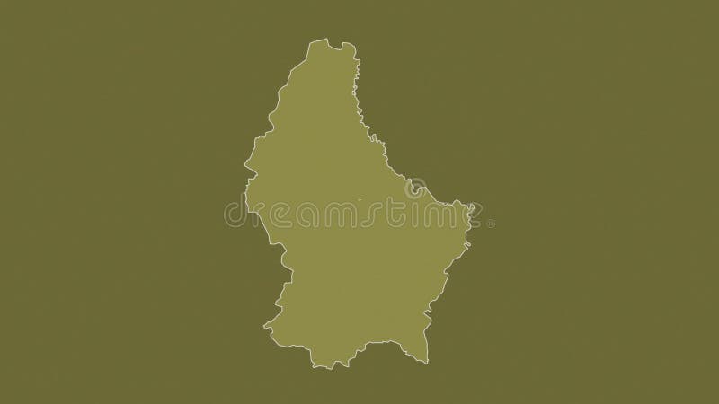 Luxembourg Map - Solid. Regions. Pattern. Labels Stock Footage - Video ...