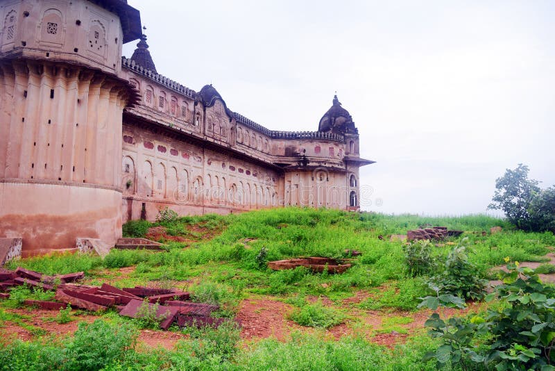 Luxmi Temple Orchha India stock image. Image of worship - 74705815