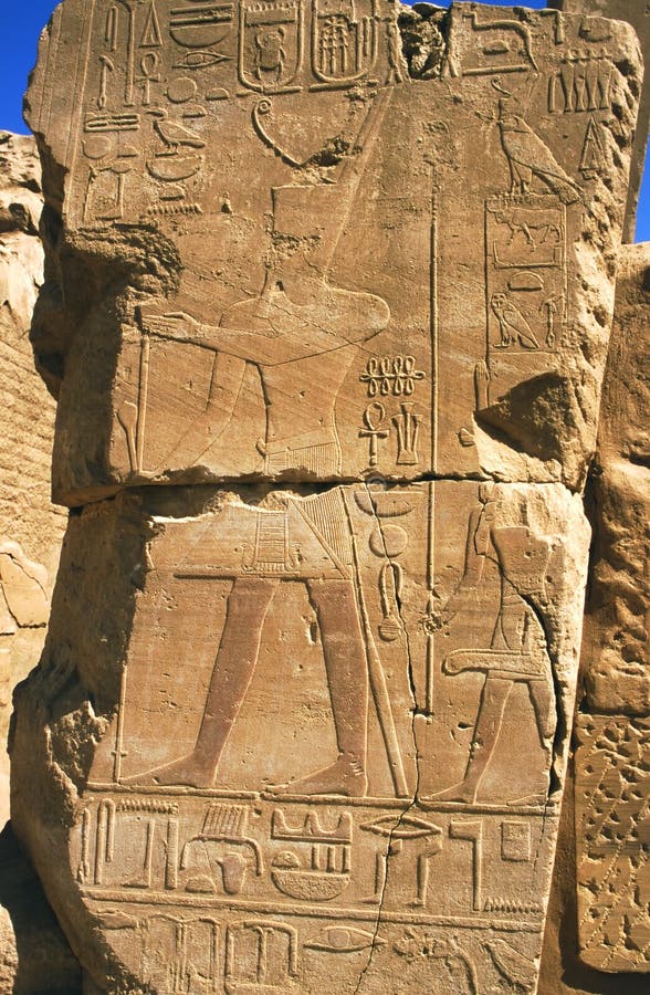 Luxor bas relief stock photo. Image of archeology, death - 3639906