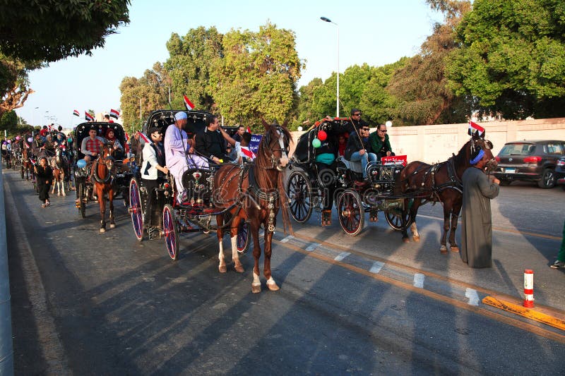 Luxor, Egypt - 01 Mar 2017: the People on the Fest on the Street in ...