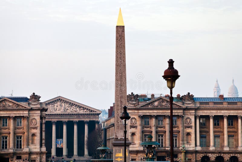 Place De La Concorde in Paris Stock Photo - Image of palace, concorde ...