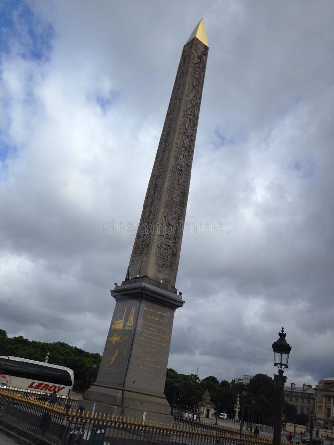 Luxor Obelisk editorial image. Image of concorde, place - 47869015
