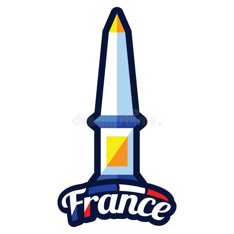 Luxor Obelisk. Vector Illustration Decorative Design Stock Vector ...