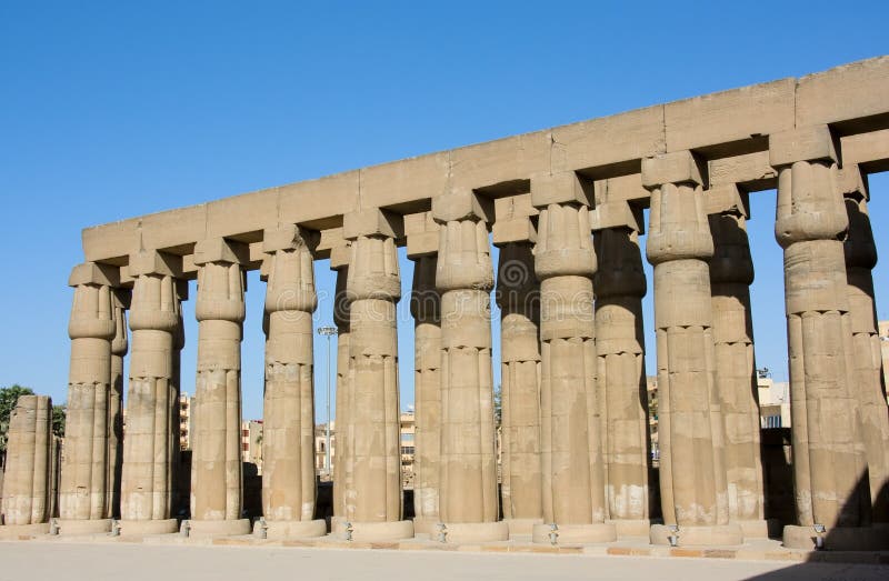 Luxor temple stock image. Image of granite, historic, egypt - 7506487