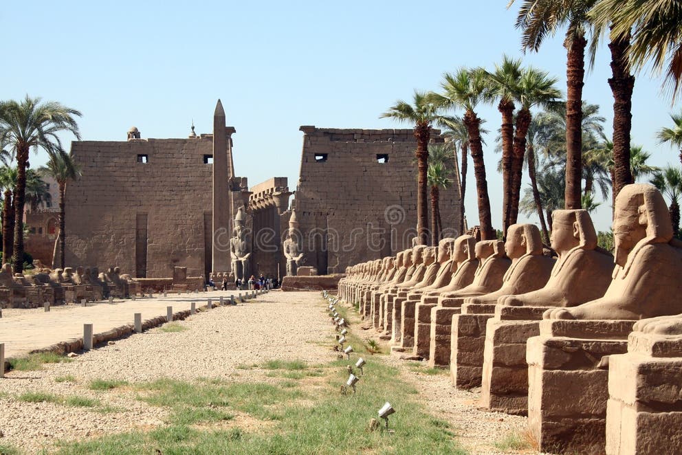 Luxor Temple stock photo. Image of africa, attraction - 8089084