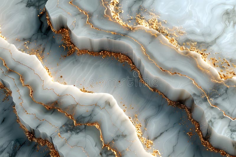 Elegant Abstract Marble Texture with Gold Accents for Interior Design ...
