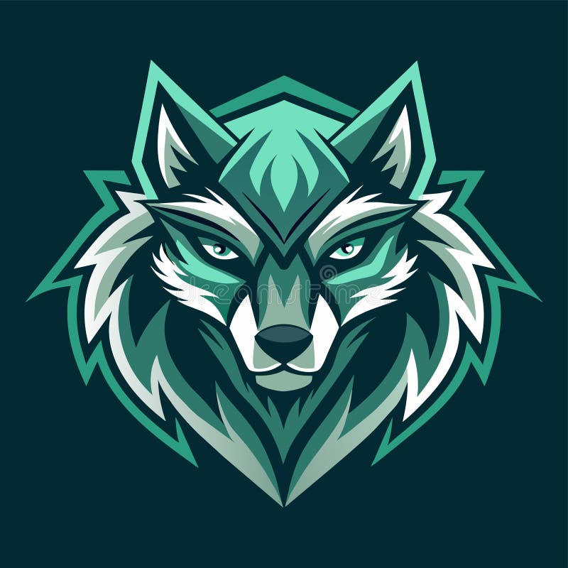 A Luxurious Abstract Wolf Head on a Dark Backdrop, Abstract Luxury Wolf ...