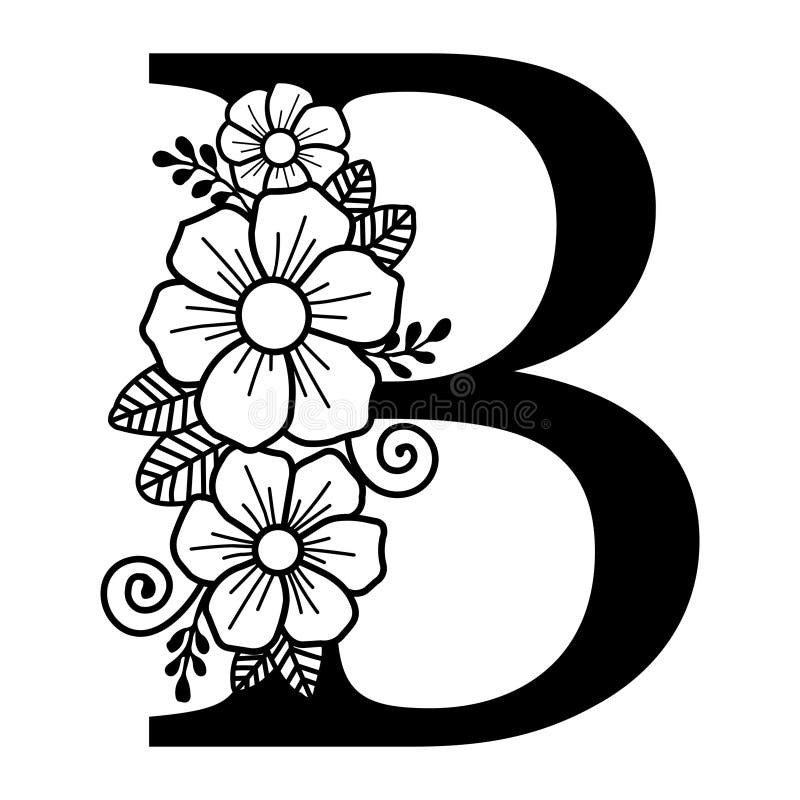 Luxurious Alphabet B Eps Format, Laser Cut Alphabet, Decorative Letter ...