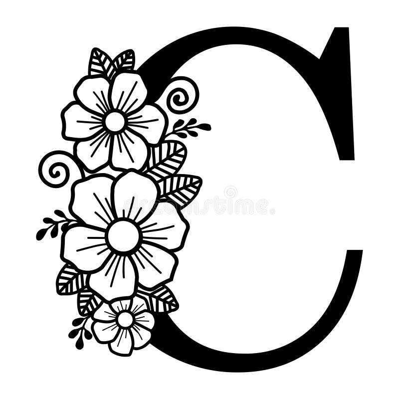 Luxurious Alphabet C Eps Format, Laser Cut Alphabet, Decorative Letter ...