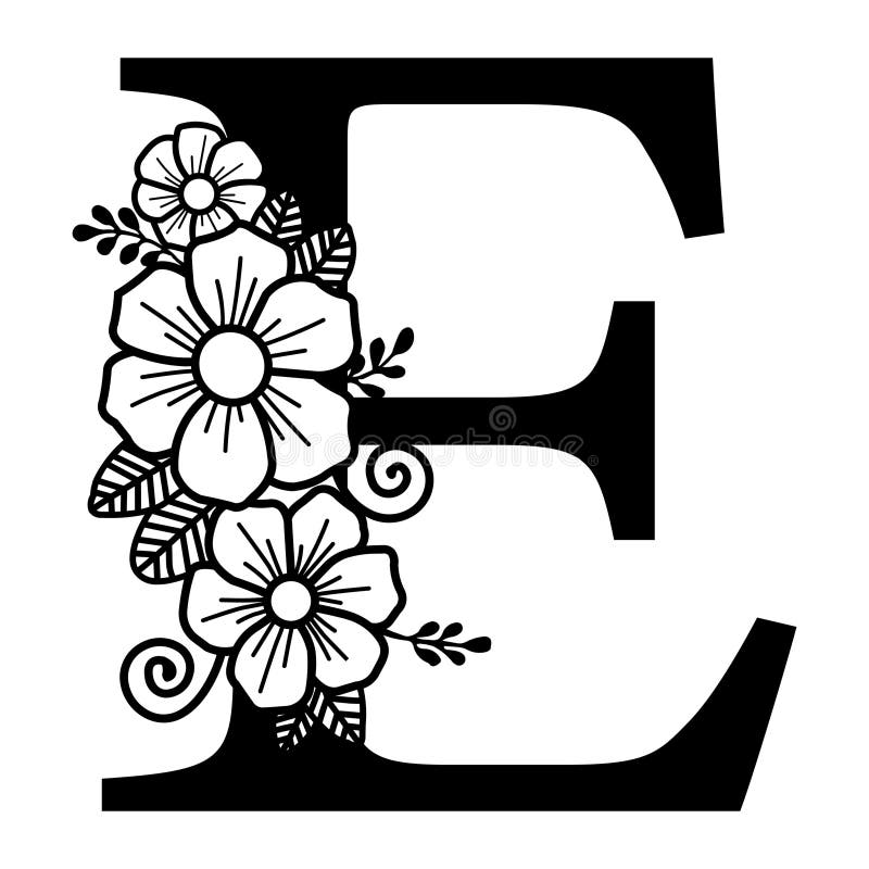 Luxurious Alphabet E Eps Format, Laser Cut Alphabet, Decorative Letter ...