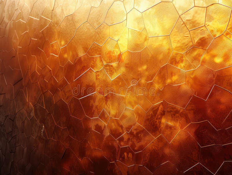 Luxurious Amber Texture with Intricate Geometric Gold Designs for ...