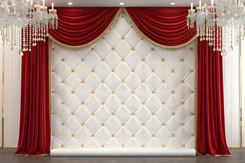 Luxurious Backdrop for a Special Event, Backdrop Should Feature a Large ...