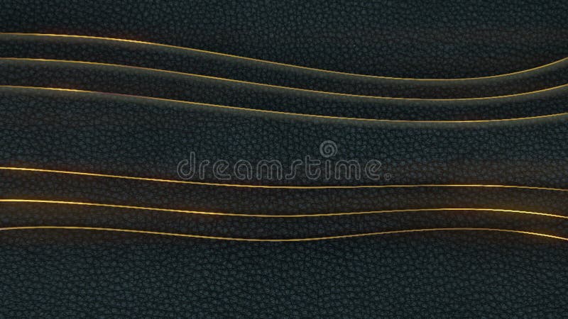 Luxurious Background Layers of Leather with Gold Border 3d Render Loop ...