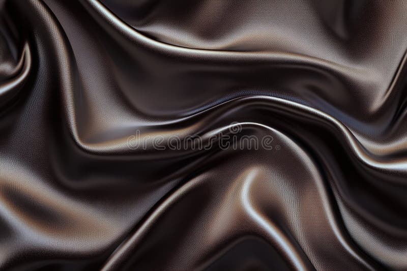 Luxurious Beige Brown Satin Fabric Texture: Soft Drape and Elegant Fold ...
