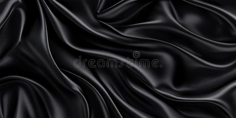Luxurious Black Silk Drape Abstract Background High Quality Image Stock ...