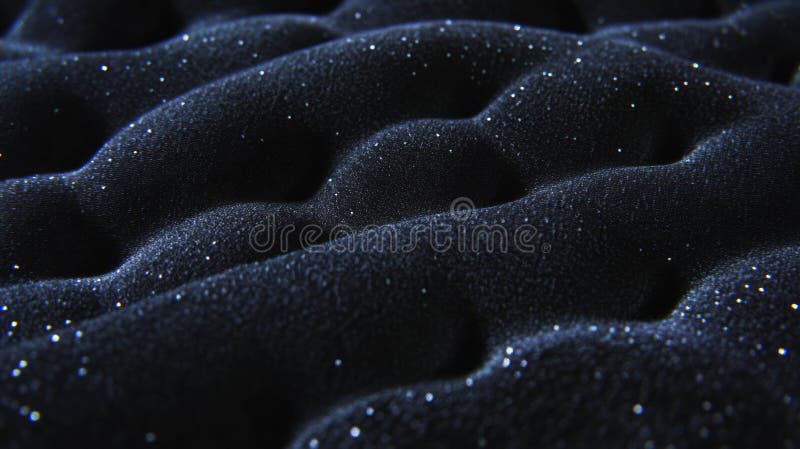 Luxurious Black Velvet Texture with Elegantly Smooth Surface Stock Illustration - Illustration ...