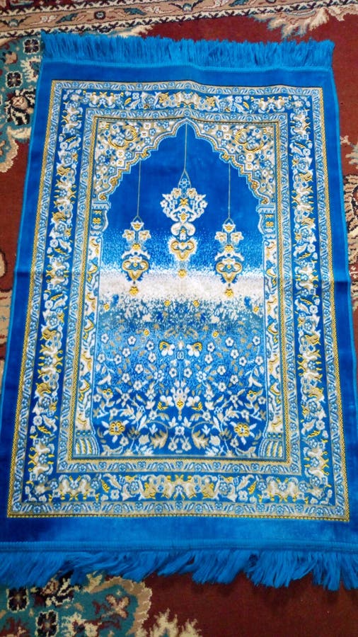 A Luxurious Blue Turkish Bed Stock Image - Image of luxurious ...