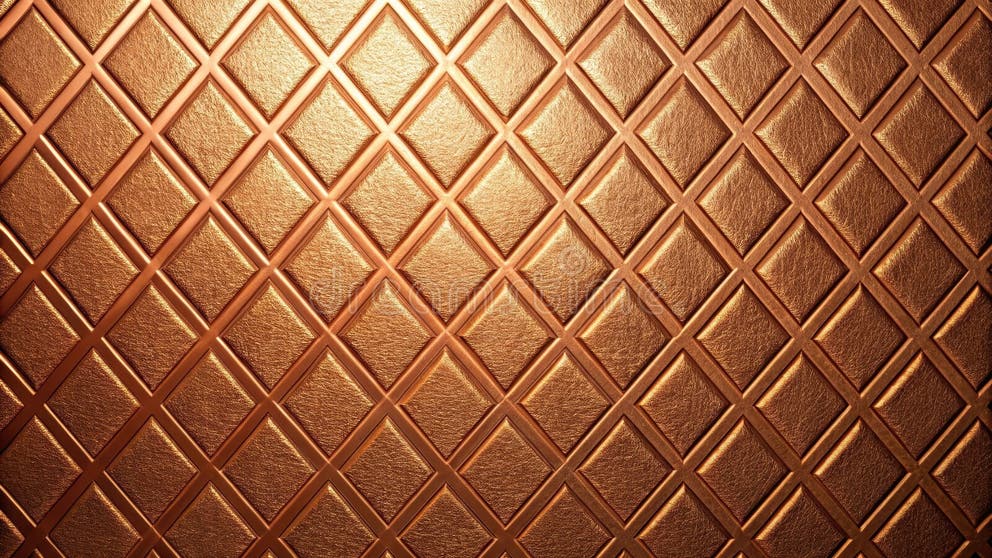 Luxurious Bronze Diamond Pattern Texture Background, Ideal for Elegant ...