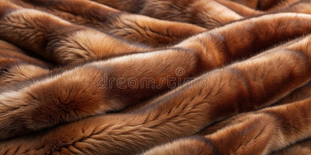 Luxurious Brown Fur Texture Soft, Silky, and Warm To the Touch ...