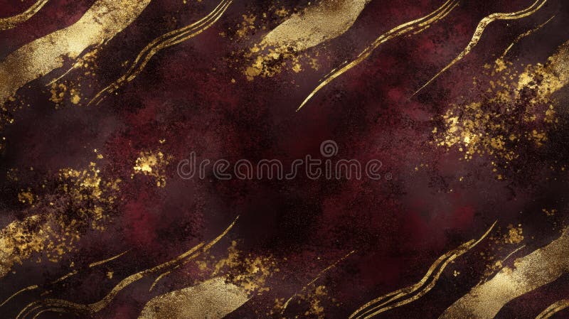 Luxurious Burgundy and Gold Abstract Wallpaper Design Stock Photo ...