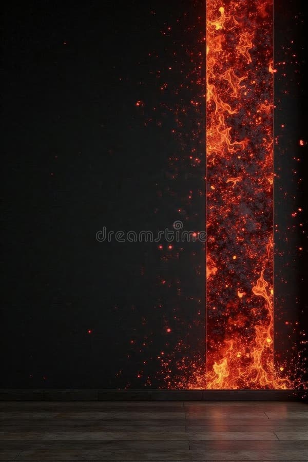 Luxurious Burnt Wall, Deep Charcoal Fire Backdrop, Worn, Material ...