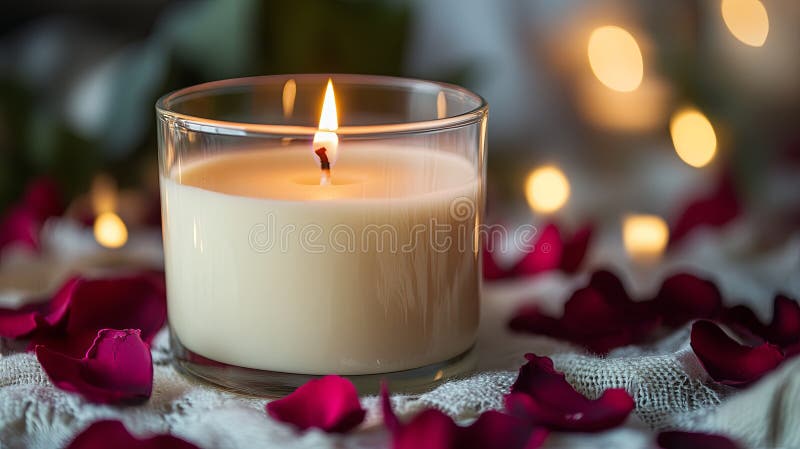 A Luxurious Candle-making Workshop Offering Valentines Scents and Stock Photo - Image of rose ...