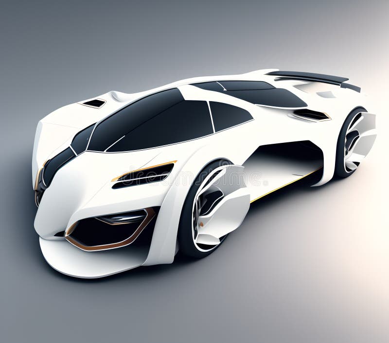 Luxurious Car, Generative AI Illustration Stock Illustration ...