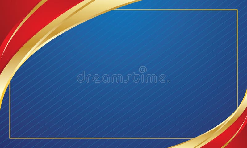 Blue Red Gold Curve Background for Luxury Certificate Design Images ...