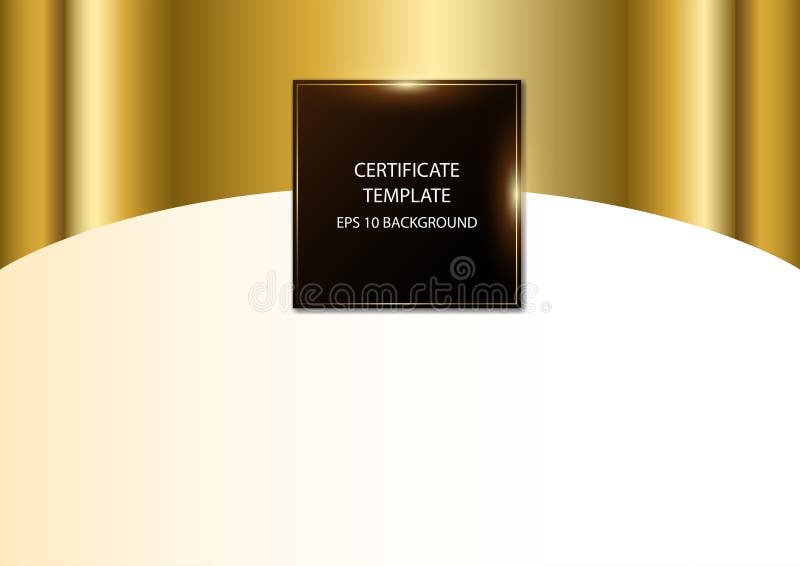 Luxurious Certificate Template Stock Vector - Illustration of graphic, honor: 259506280