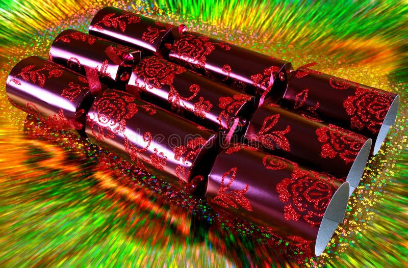 Luxury Christmas crackers stock image. Image of luxurious - 28108189