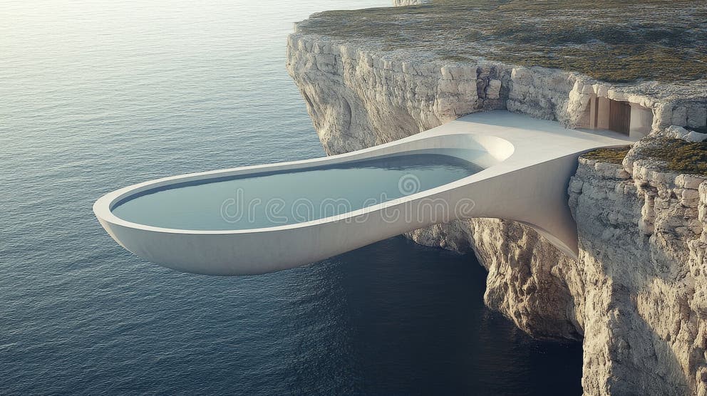 Luxurious Cliffside Abode with Modern Design and an Infinity Pool ...
