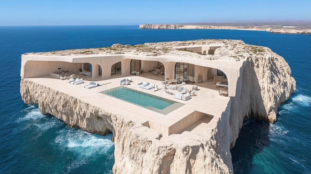 Luxurious Cliffside Villa with Infinity Pool Overlooking the Ocean ...