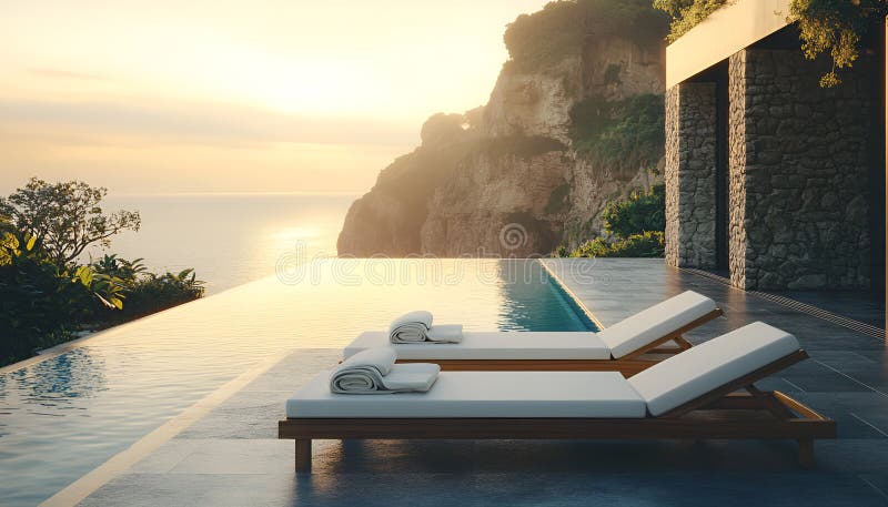 Luxurious Cliffside Villa Retreat with Infinity Pool Overlooking the ...