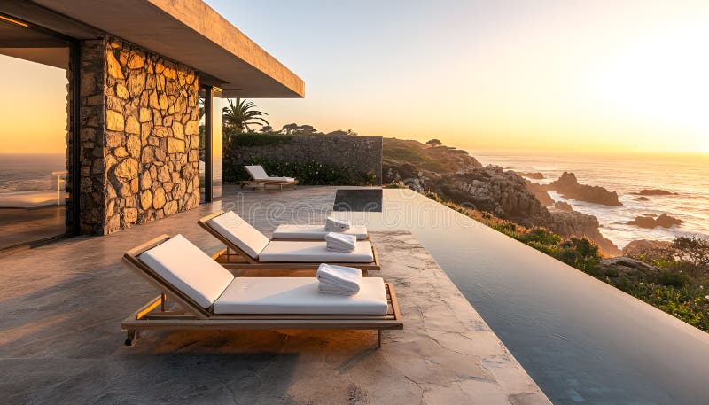 Luxurious Cliffside Villa Retreat with Infinity Pool Overlooking the ...