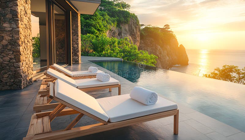 Luxurious Cliffside Villa Retreat with Infinity Pool Overlooking the ...
