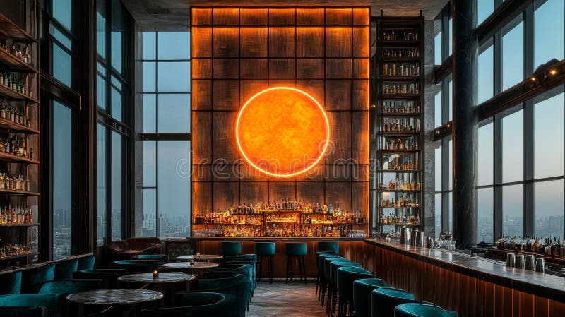 The Luxurious Cocktail Bar is Distinguished by Its Unique Interior ...